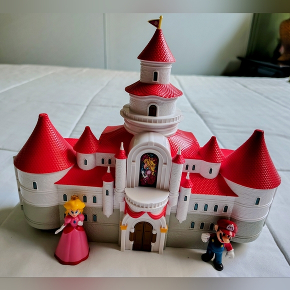 Toys | Princess Peach Castle Playset With Figures | Poshmark